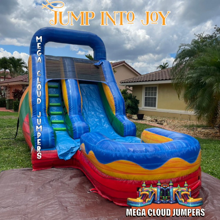 Water Slide Rentals - Mega Cloud Jumpers Boca Raton FL